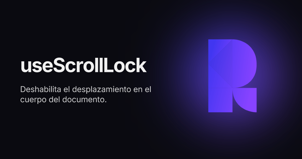 useScrollLock React Hook – Raddix